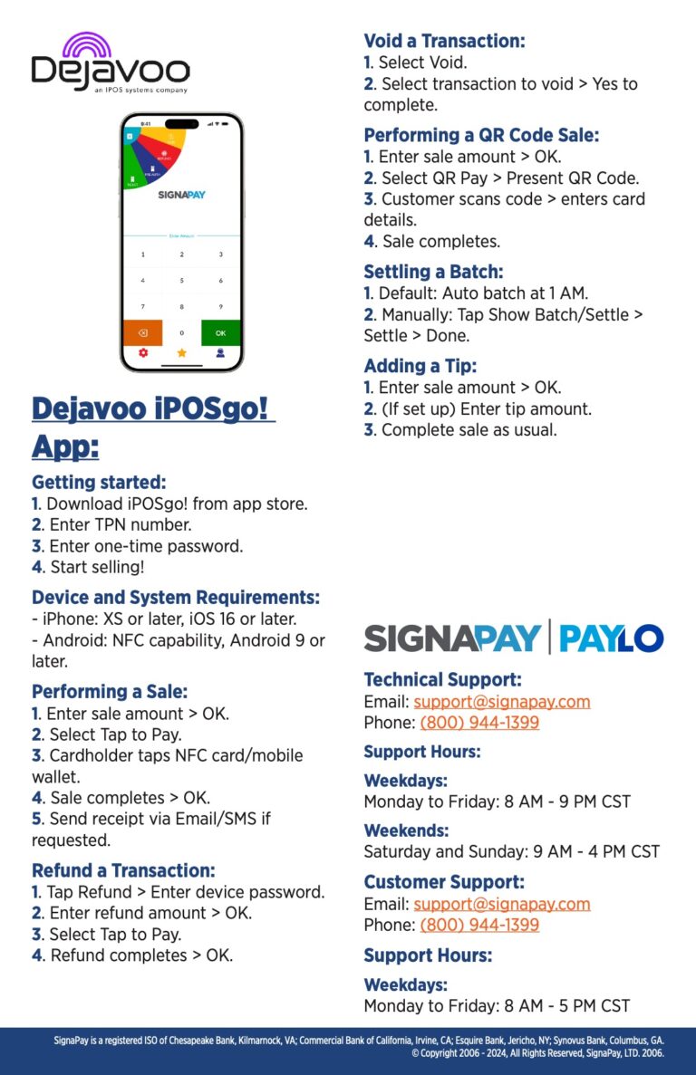 Welcome to PayLo - SignaPay