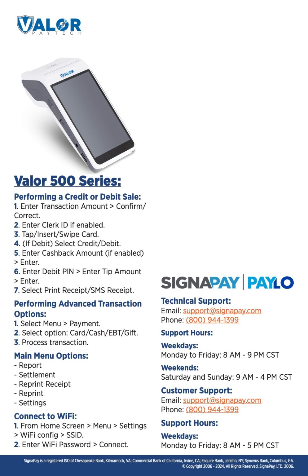 Welcome to SignaPay - SignaPay